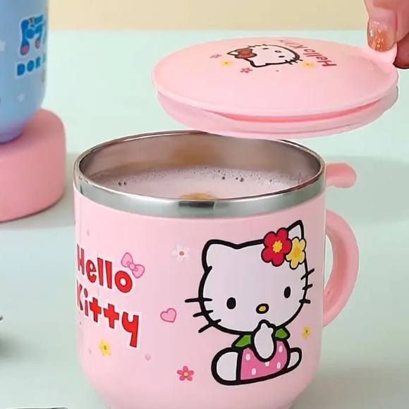 Hello Kitty | Dining | Hello Kitty Stainless Steal Coffee Mug With ...
